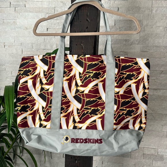 Bags | Logo Brands Washington Commanders Redskins Zip Top Tote Bag ...